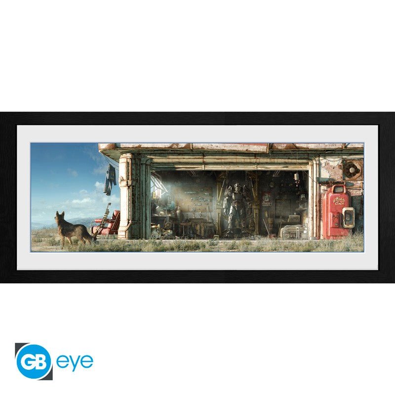 Fallout Innrammet Bilde 30 x 75 cm Garage – Supernerds