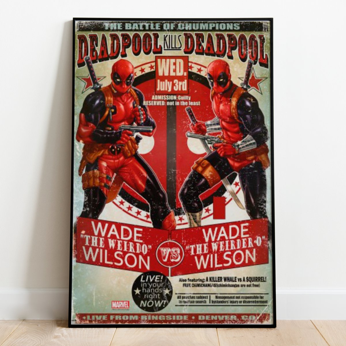 Marvel's Deadpool Plakat Kill Champion – Supernerds