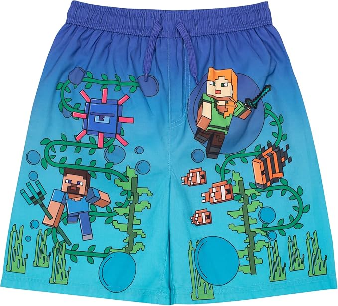 Minecraft Shorts Swimming Exploration | Supernerds | Norsk Nettbutikk