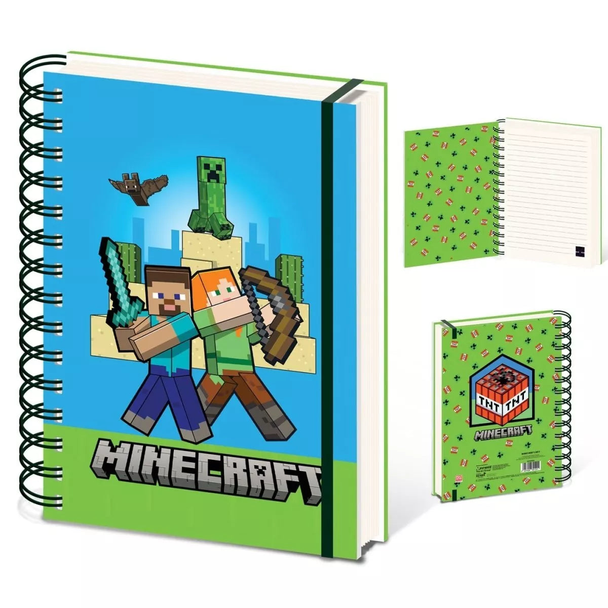 Minecraft Notatbok A5 – Supernerds