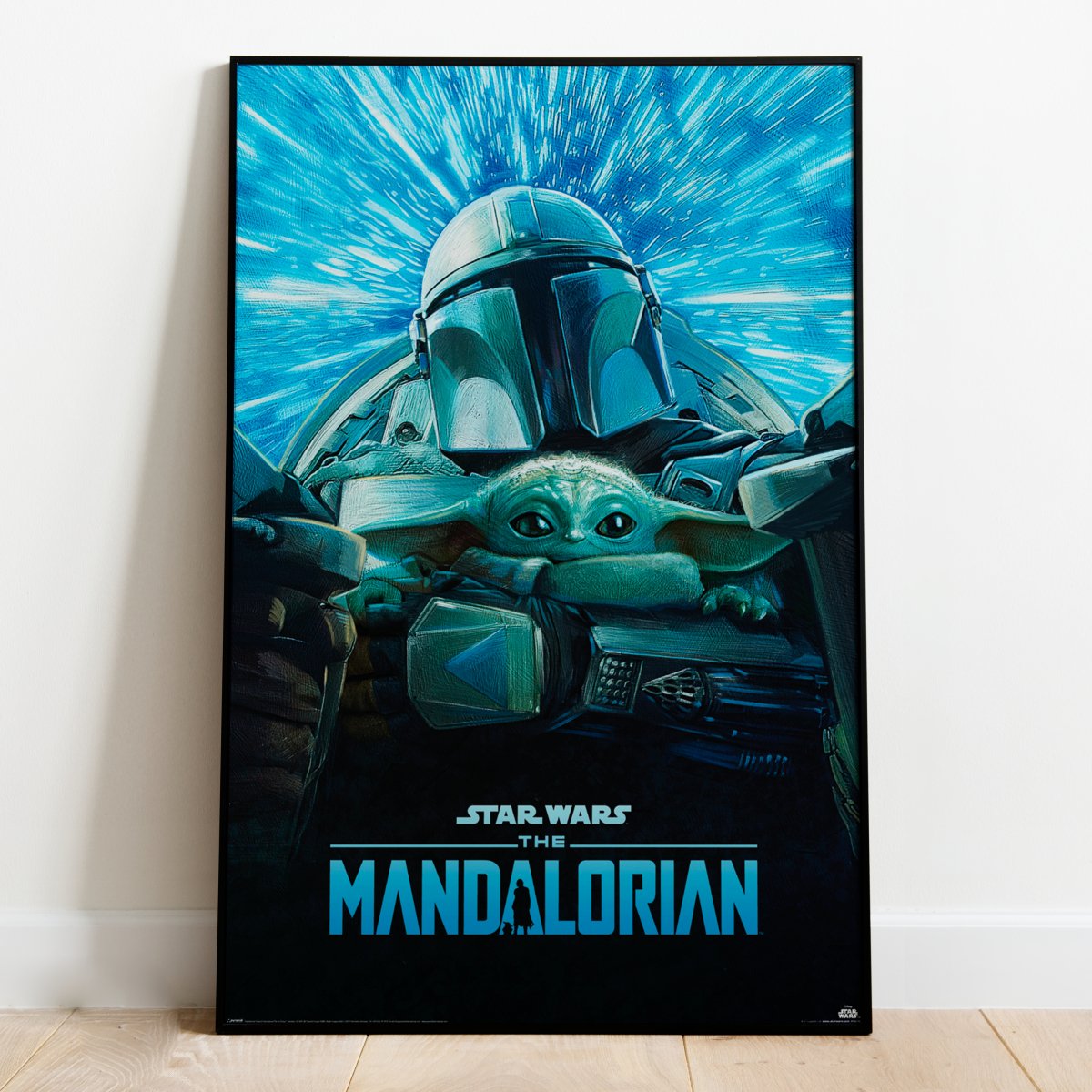 Star Wars Plakat Mandalorian Lightspeed | Supernerds Norsk Nettbutikk