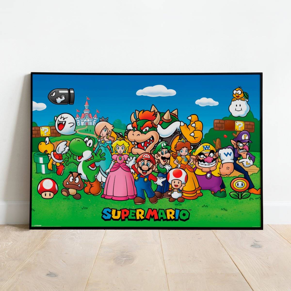 Super Mario Plakat Characters Lineup | Supernerds | Norsk Nettbutikk