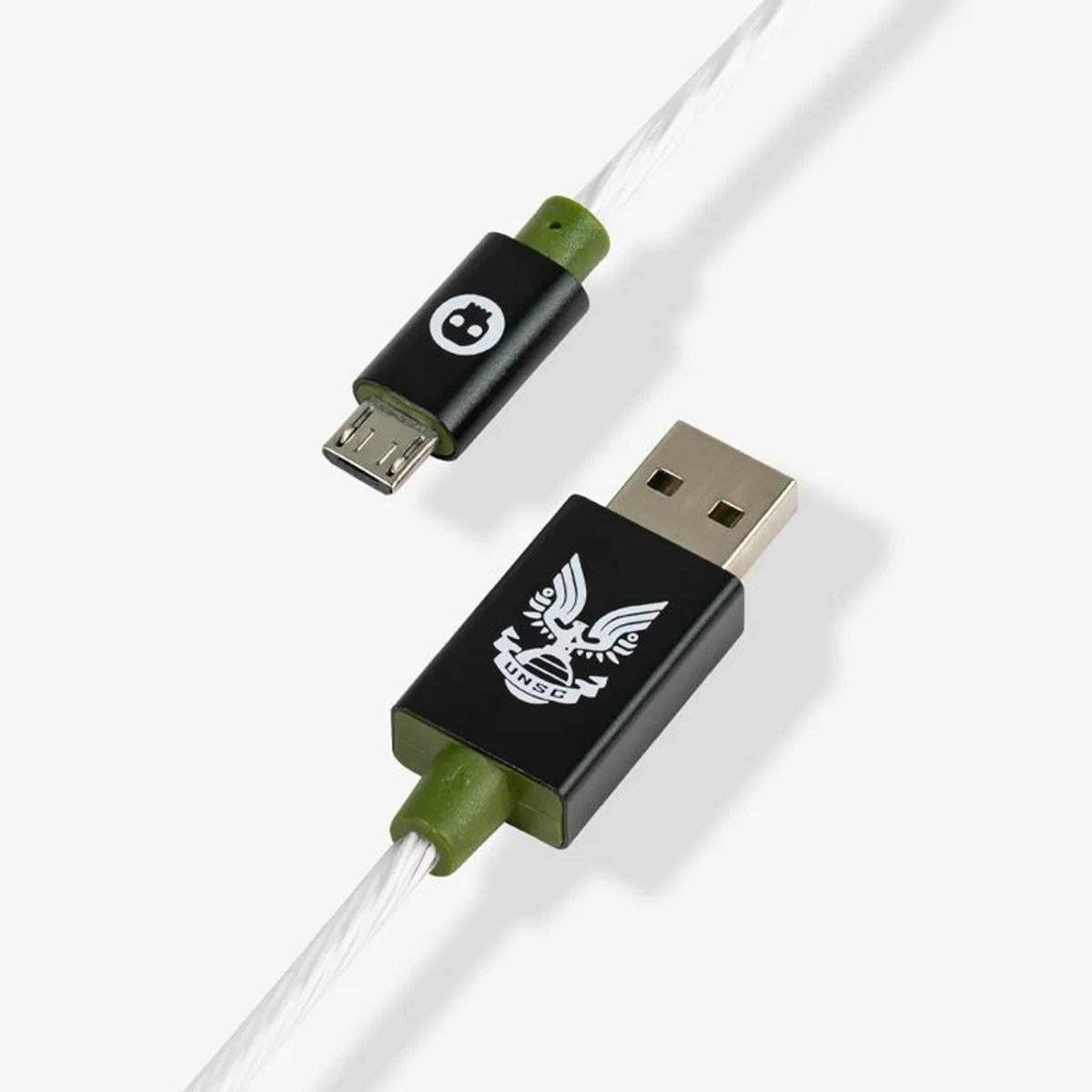 Halo LED USB Til Micro-USB Kabel | Supernerds | Norsk Nettbutikk