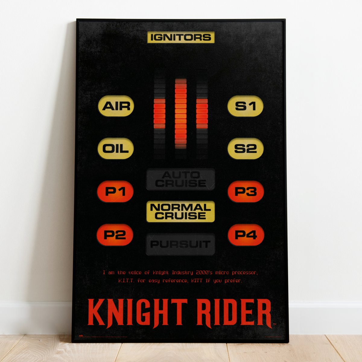 Knight Rider Plakat | Supernerds | Norsk Nettbutikk