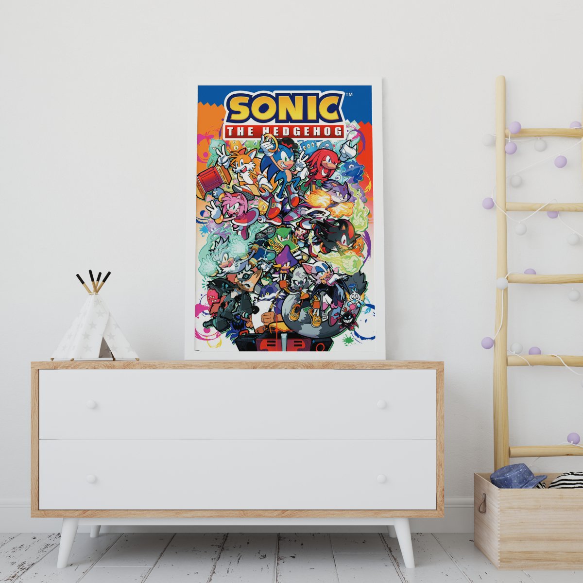 Sonic Plakat Comic Characters | Supernerds | Norsk Nettbutikk