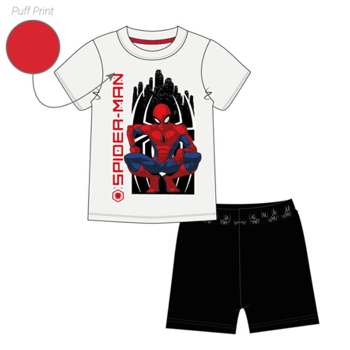 Spider-Man Pysjamas Spidey Squat | Supernerds | Norsk Nettbutikk