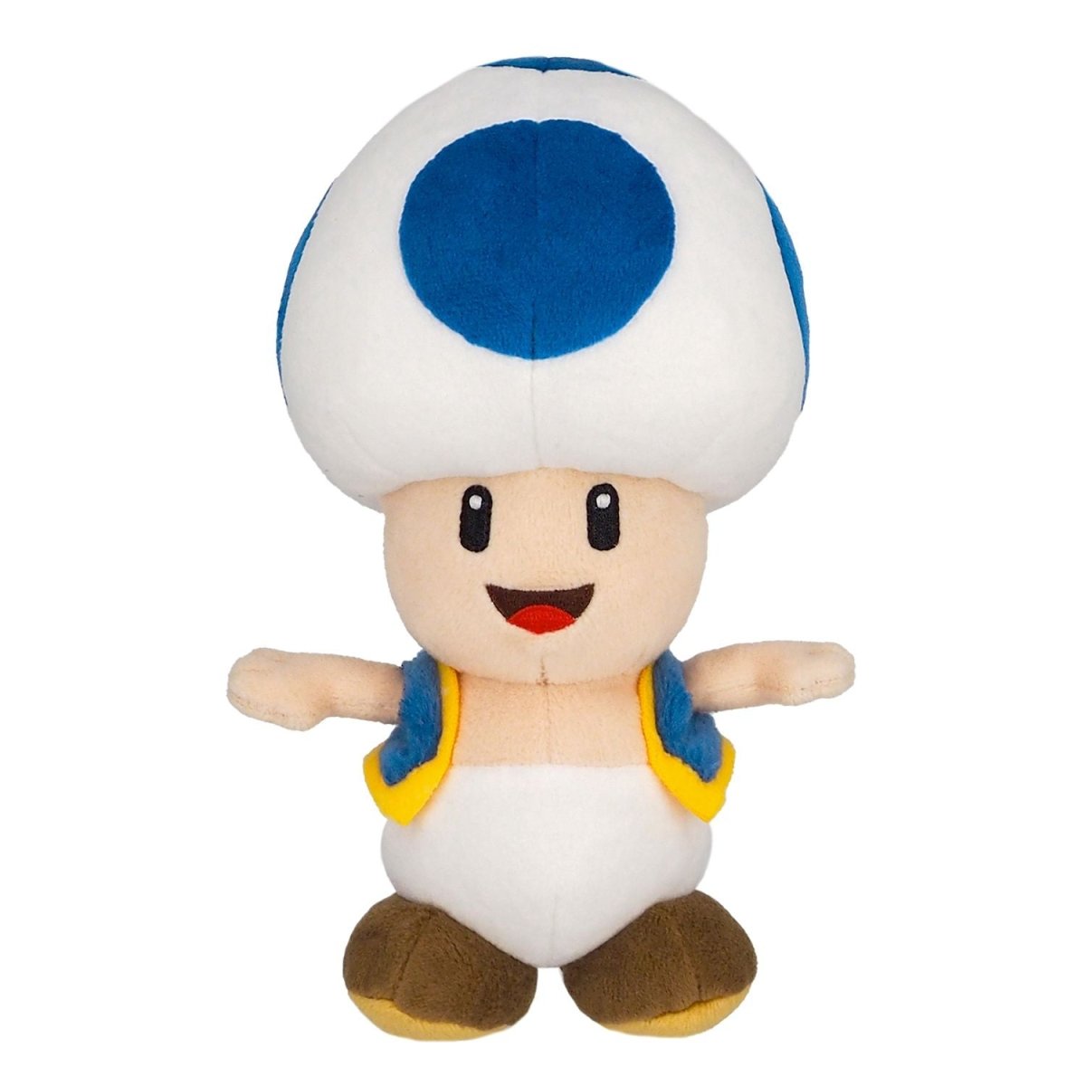 Super Mario Bamse Blå Toad 20 cm – Supernerds