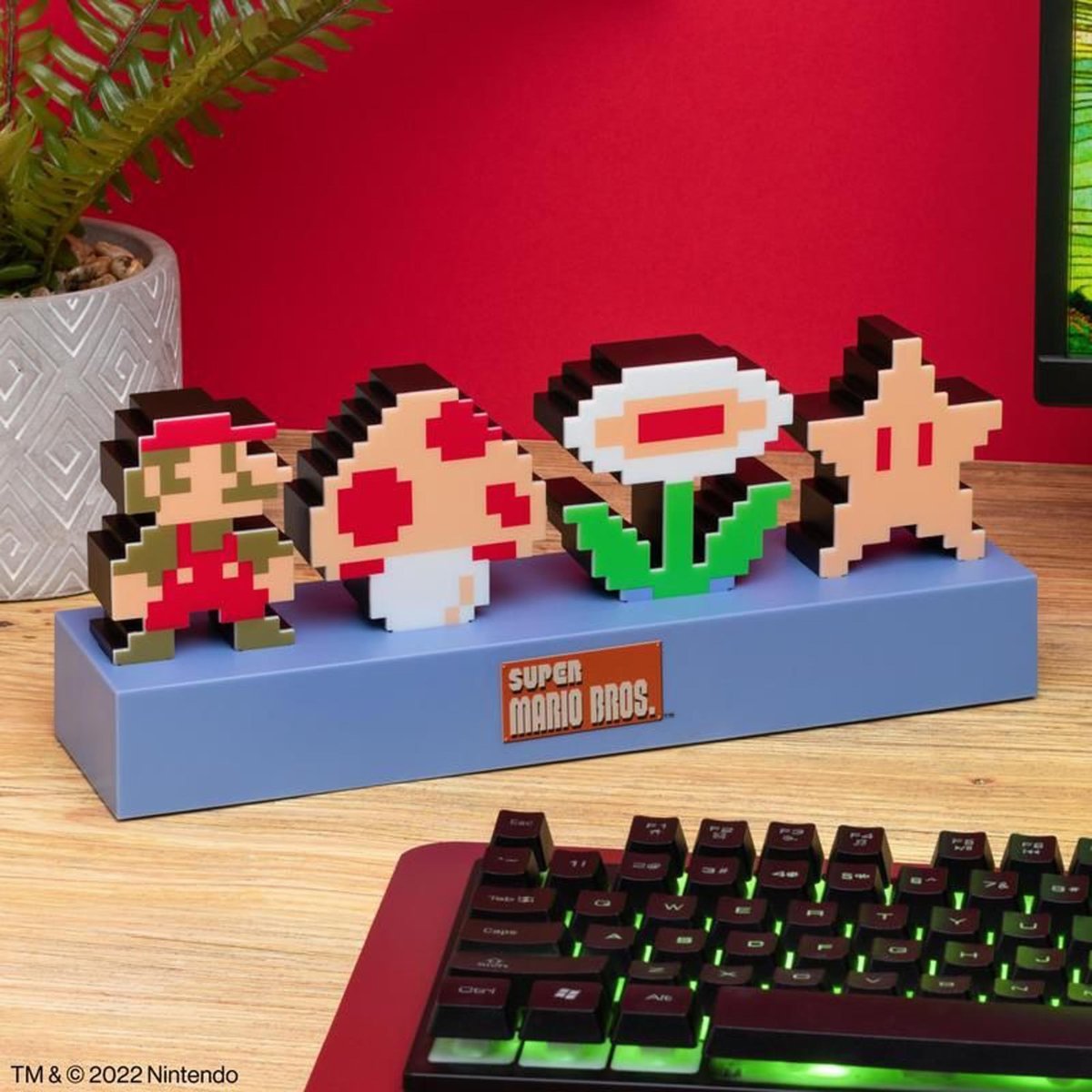 Super Mario Lampe Retro Power Ups | Supernerds | Norsk Nettbutikk